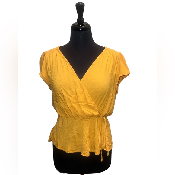 love, Fire | Tops | Love Fire Yellow Ruffle Top | Poshmark